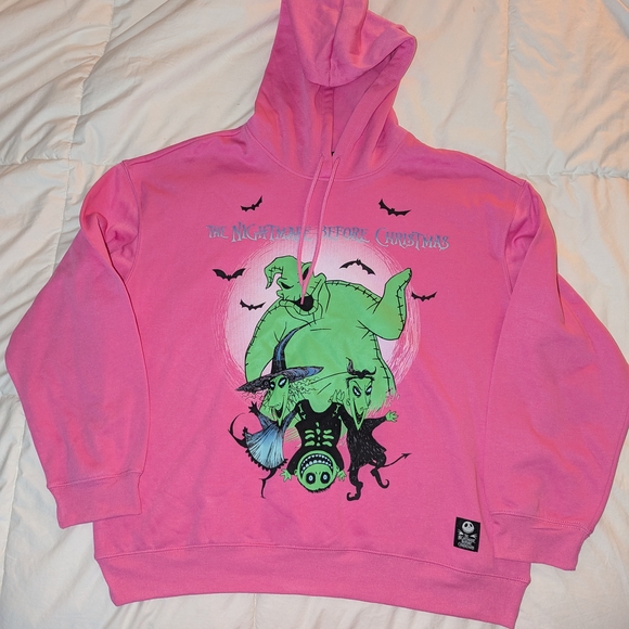 Nightmare Before Christmas | Tops | Disney Pink Oogie Boogie Hoodie ...